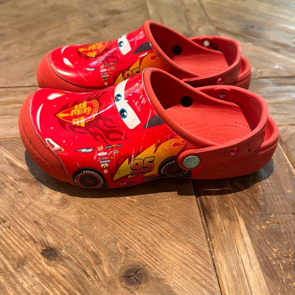 CROCS | Shoes | Crocs Classic Lightning Mcqueen Clog Red Size 3 Little ...